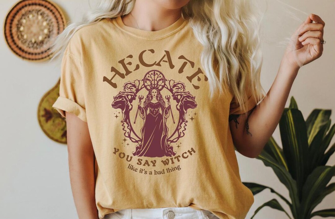 Hecate Shirt Hecate Hekate Shirt Hekate Greek Goddess Tee Maiden Mother ...