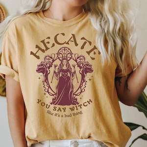 Hecate Shirt Hecate Hekate Shirt Hekate Greek Goddess Tee Maiden Mother ...