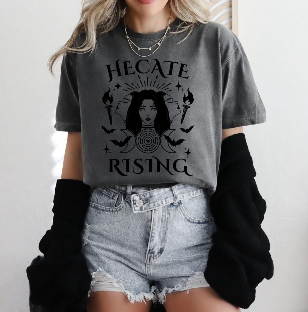 Hecate Shirt Hecate Hecate Statue Goddess Hecate Hecate Tshirt Hecate ...