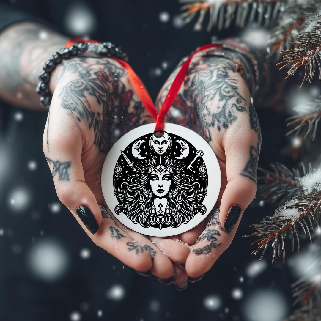 Hecate Ornament Hecate Pocket Altar Item Hekate Yule Ornament Solstice ...
