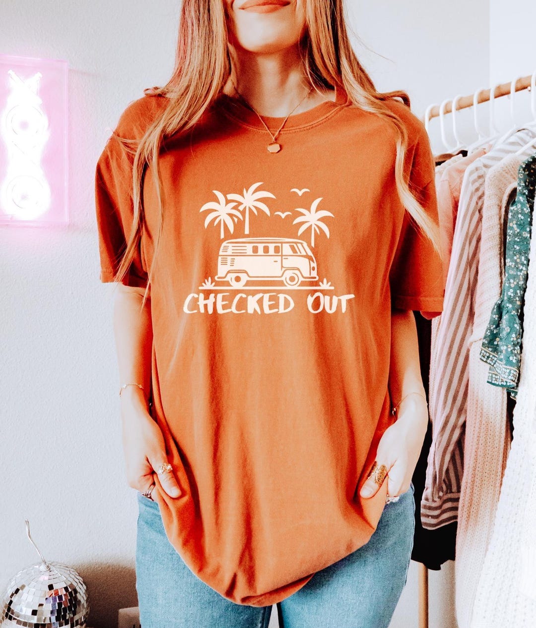 Vanlife Shirt VW Bus Checked Out Shirt Vanlife Gift RV Shirt Camp Life ...