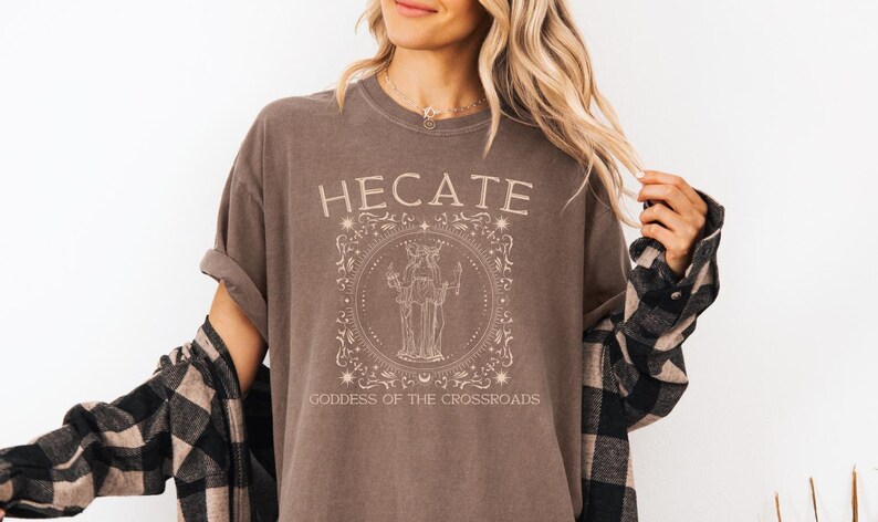 Hecate Shirt Hecate Hecate Statue Goddess Hecate Hecate Tshirt Hecate ...