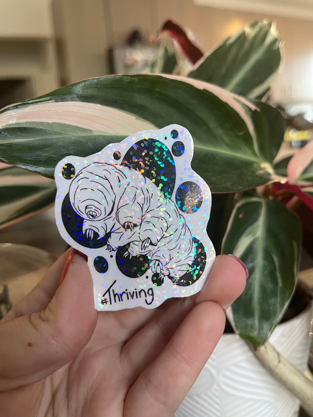 Holographic Tardigrade Sticker / Waterbear /thriving - Etsy