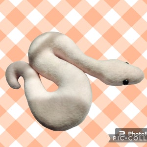 Albino Ball Python Snake Plush - Etsy