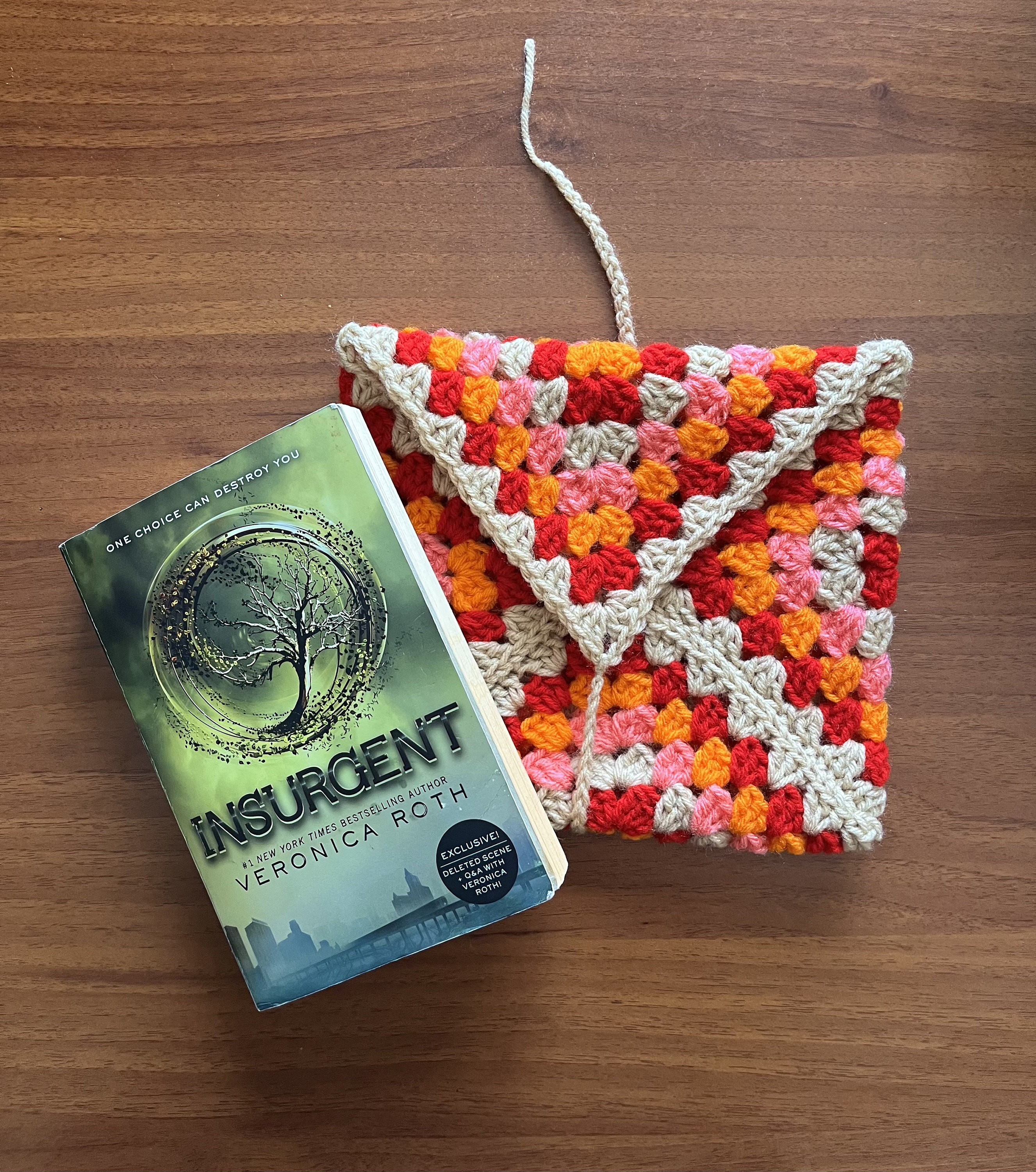 Crochet Granny Square Book Sleeve - Etsy