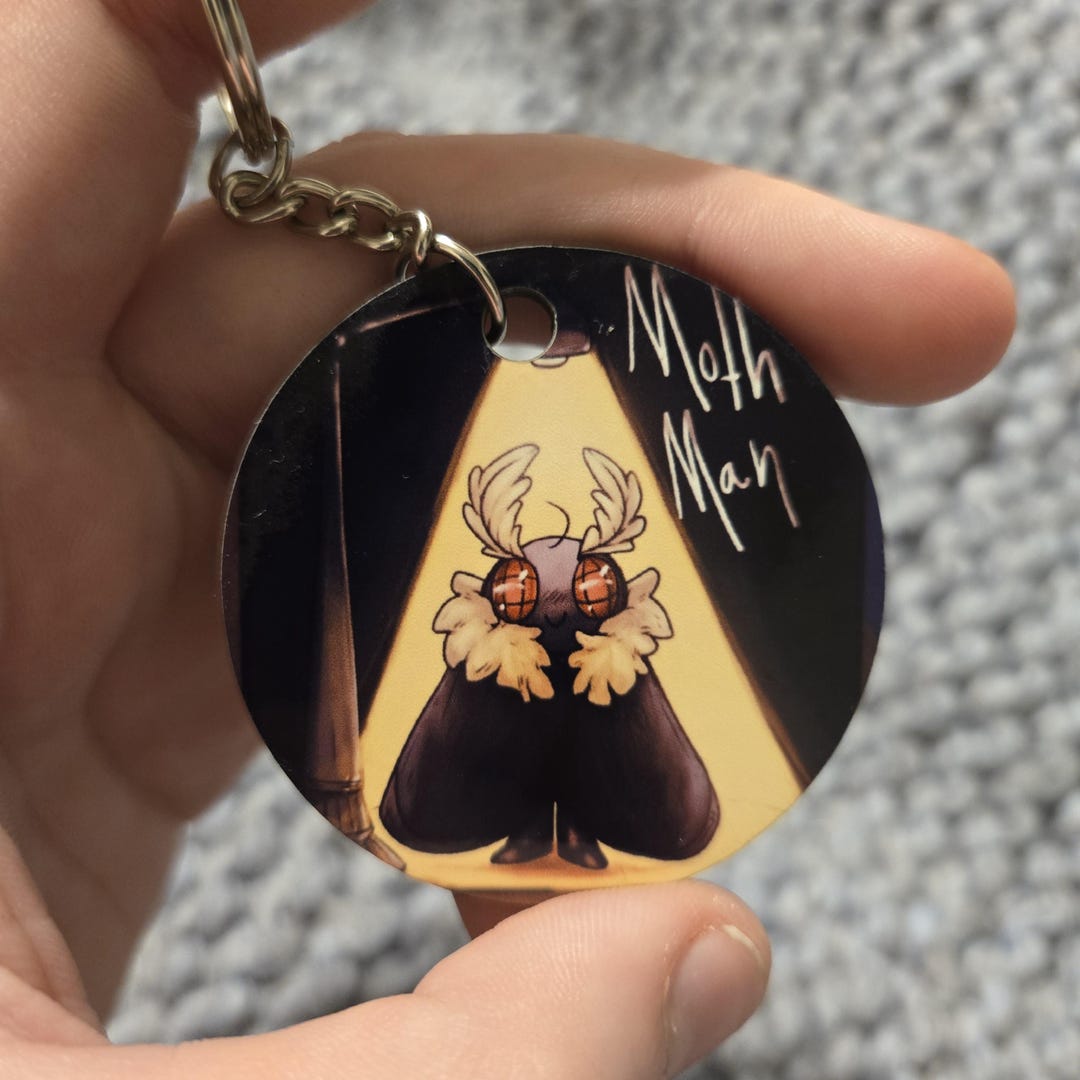 Mothman Cycle Keychain - Etsy
