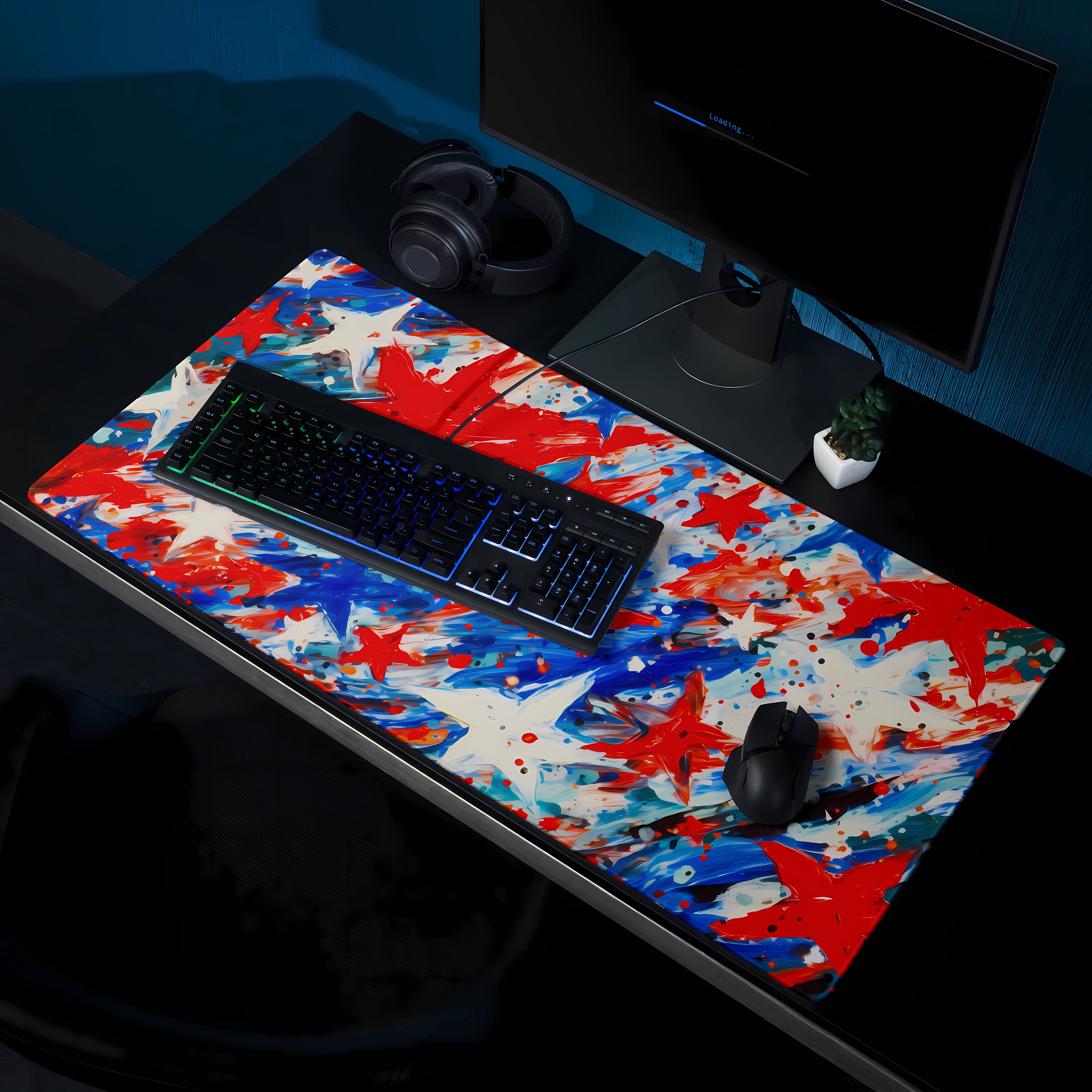 TCG Playmat Star Spangled Banner Deskmat - Etsy