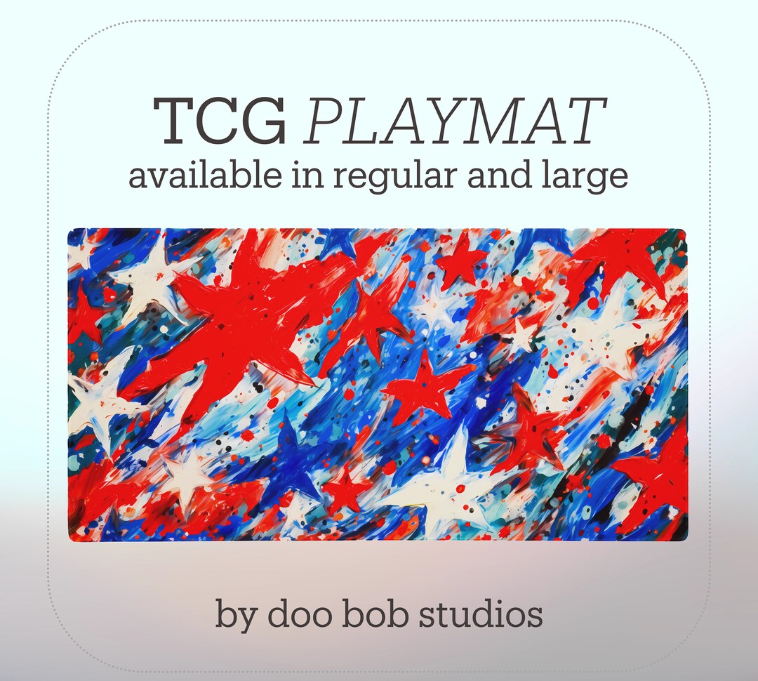 TCG Playmat Star Spangled Banner Deskmat - Etsy