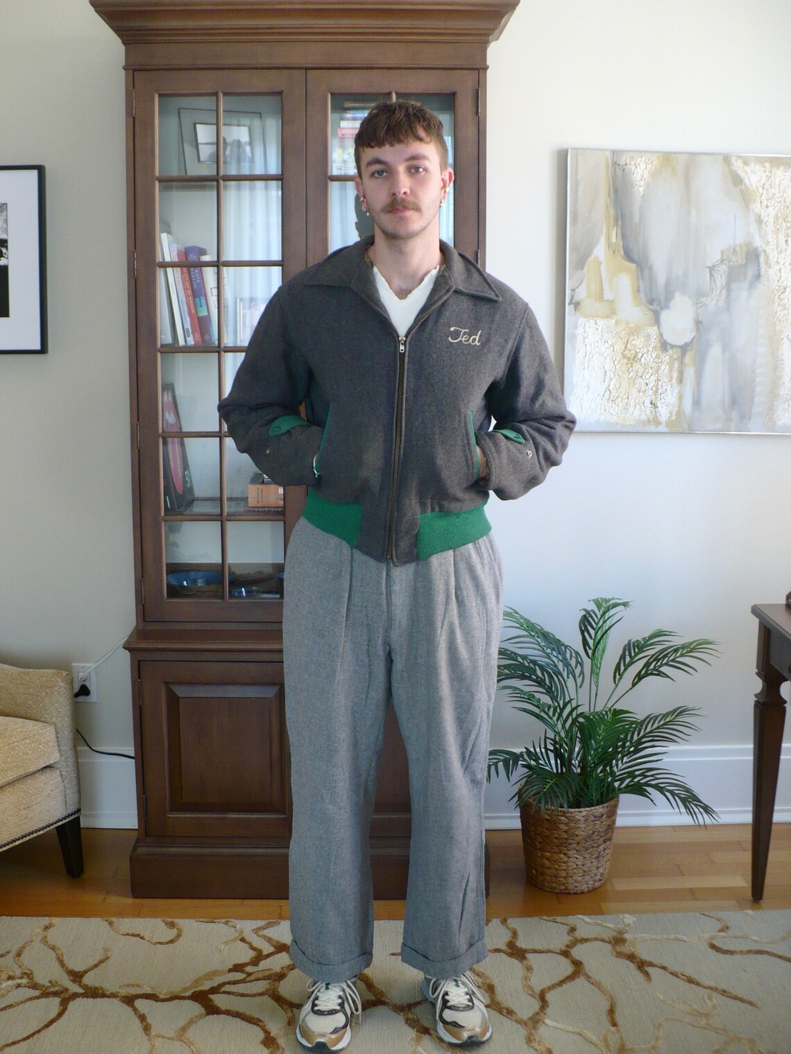 1960s Wool Fraternity Jacket - Etsy