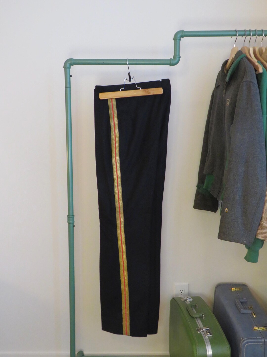 1960s USMC Gold Side Stripe Evening Dress Uniform Trousers 32x29 - Etsy