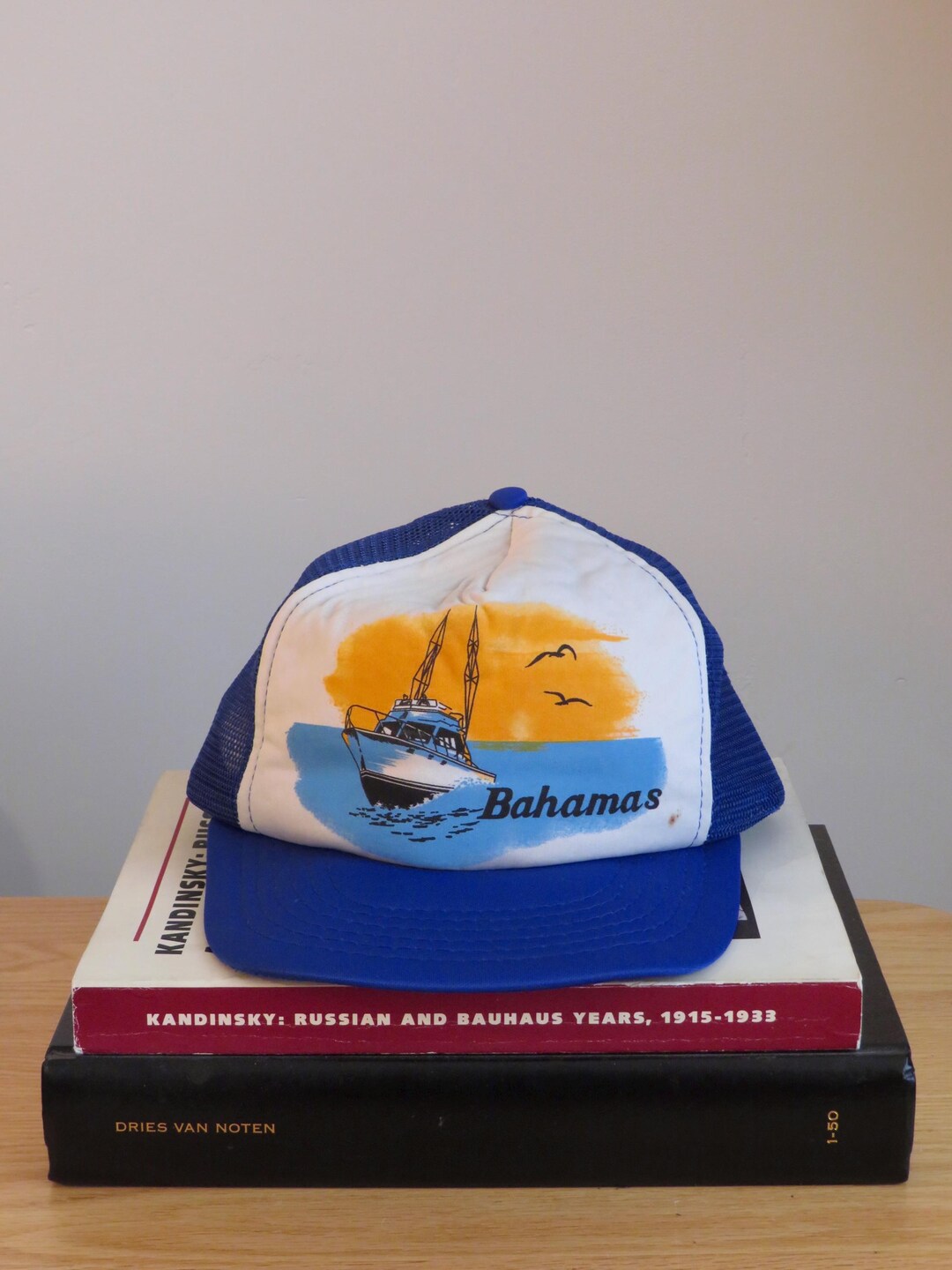 1980s Bahamas Souvenir Blue Foam Mesh Trucker Snapback Hat - Etsy