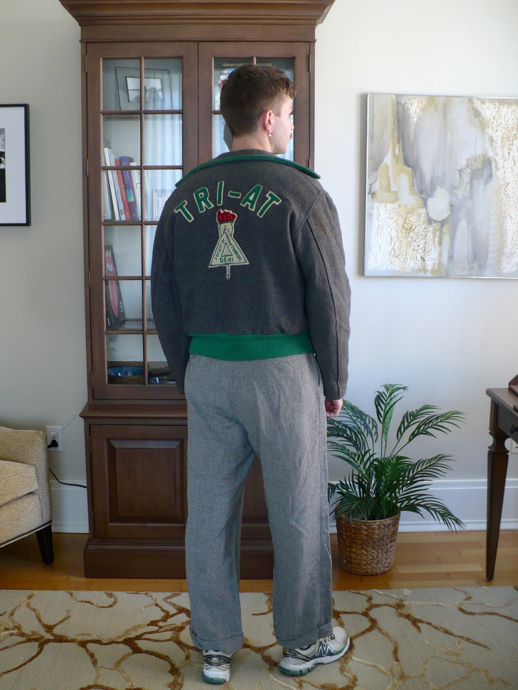 1960s Wool Fraternity Jacket - Etsy