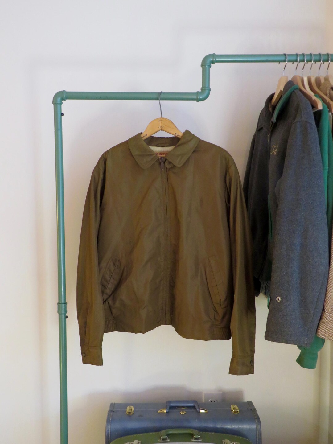 1950s Mcgregor Anti-freeze Fleece Lined Nylon Jacket - Etsy
