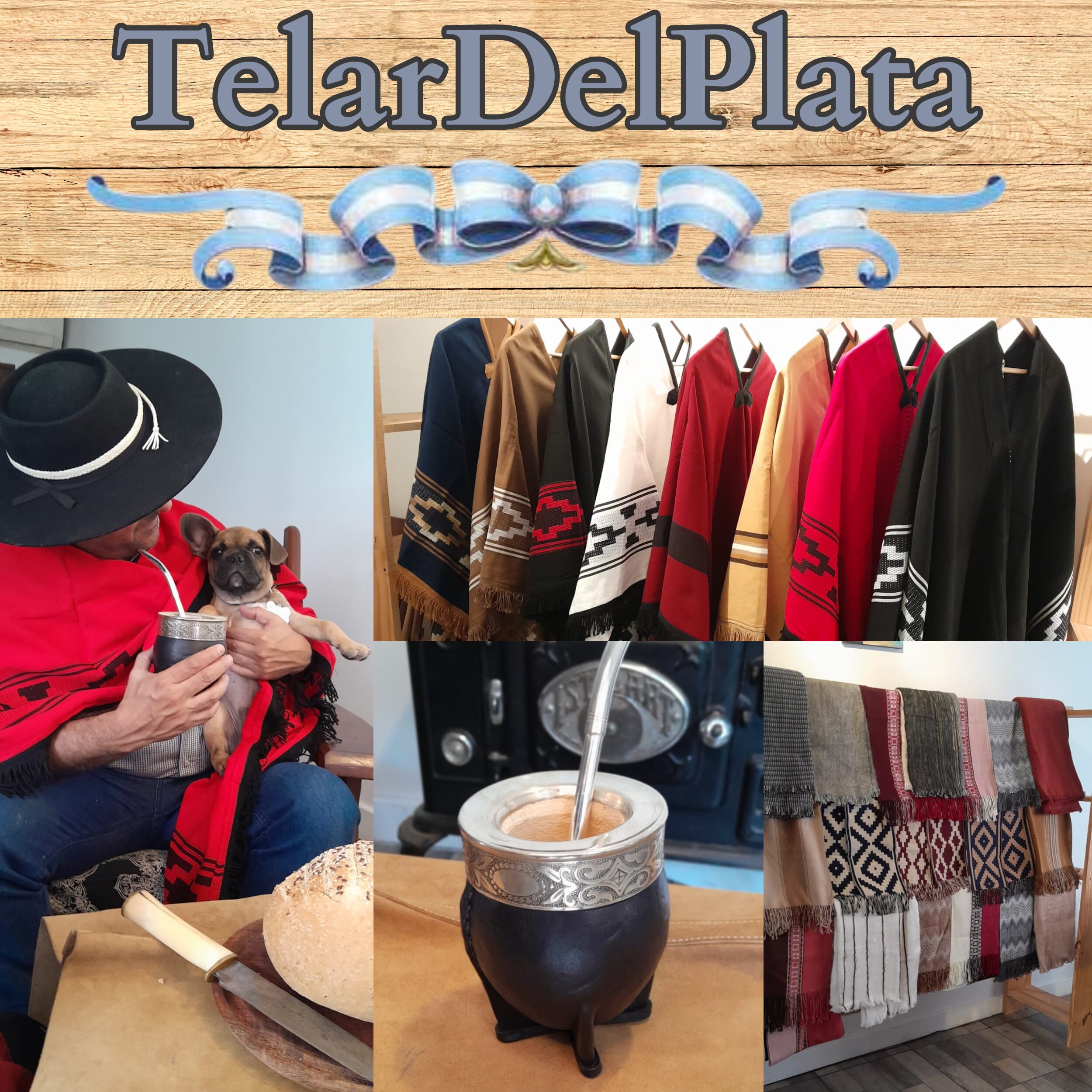 Argentine Poncho. Merino Wool. Loom Woven. Hand Finished. Gaucho Poncho ...