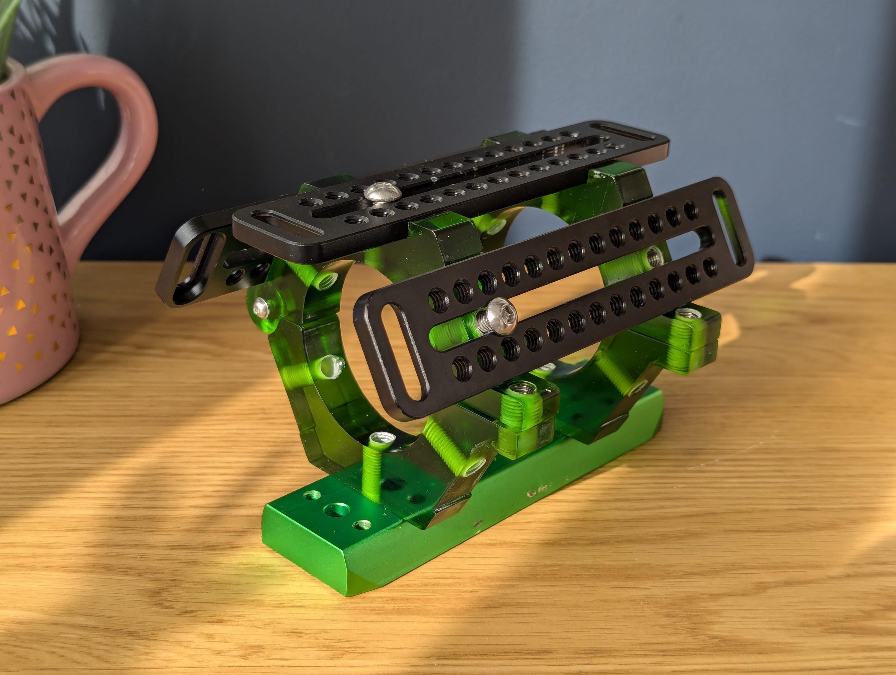 Evoguide 50ED / 50DX Tube Rings V2 With Triple Rail Mounting Plates - Etsy