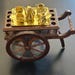 Dollhouse Miniature Beverage Cart With Solid Brass Tea Service - Etsy