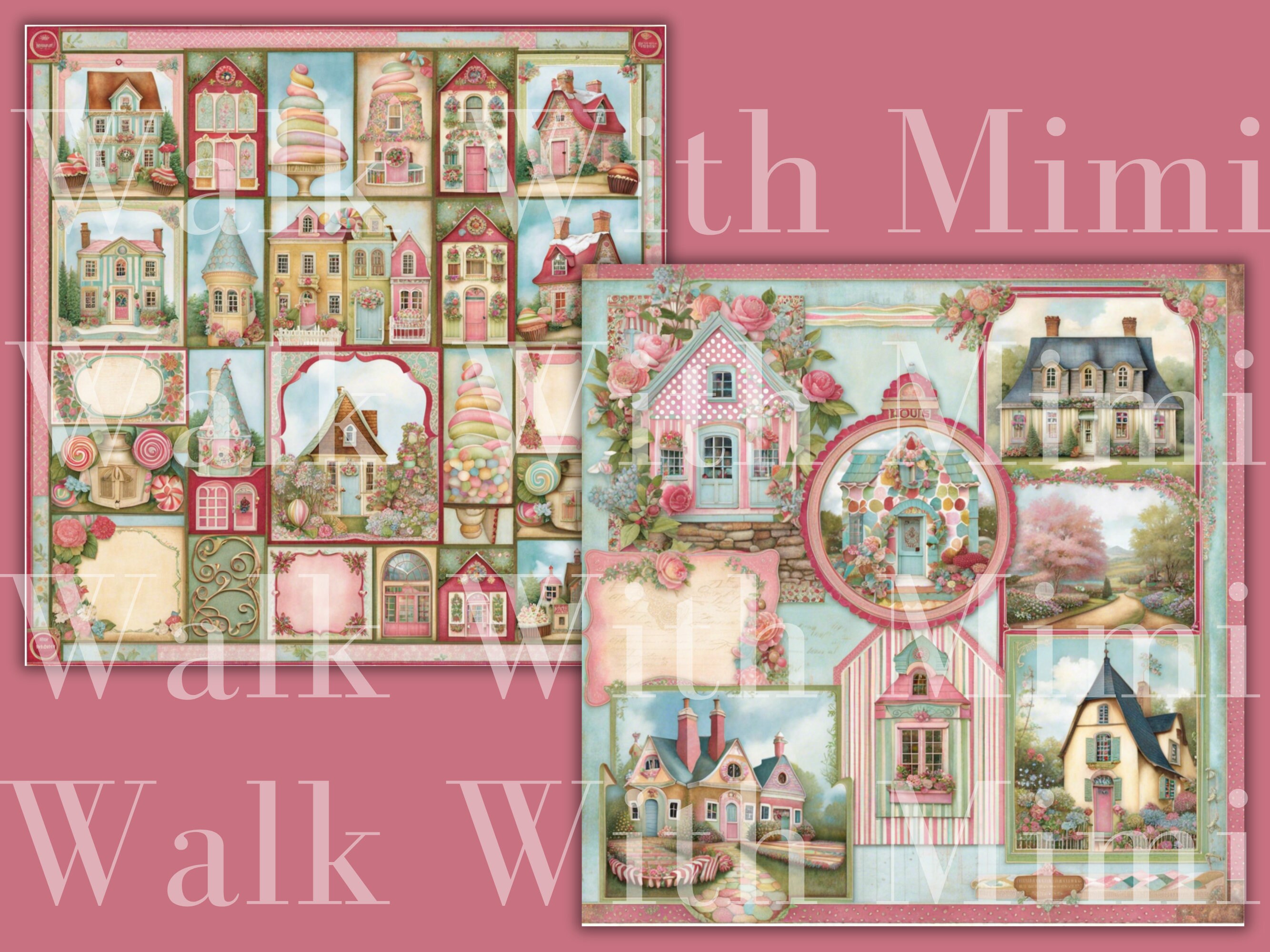 Sweet Fantasy: Candy World Digital Paper, 31 Pages, Candy, Fantasy ...