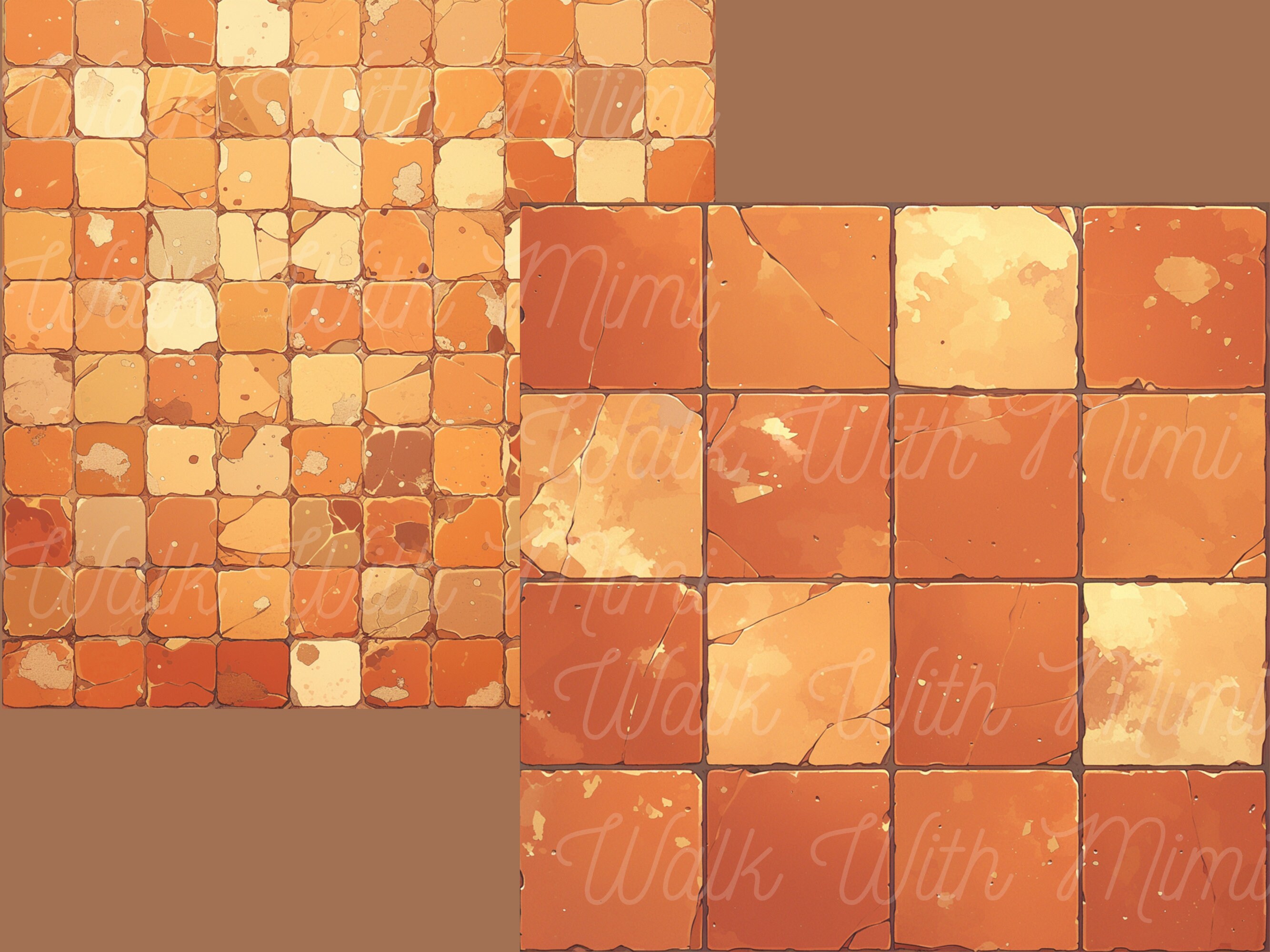 Earth Tone Stone Digital Paper, Scrapbooking Paper, Cobblestone, Stone ...