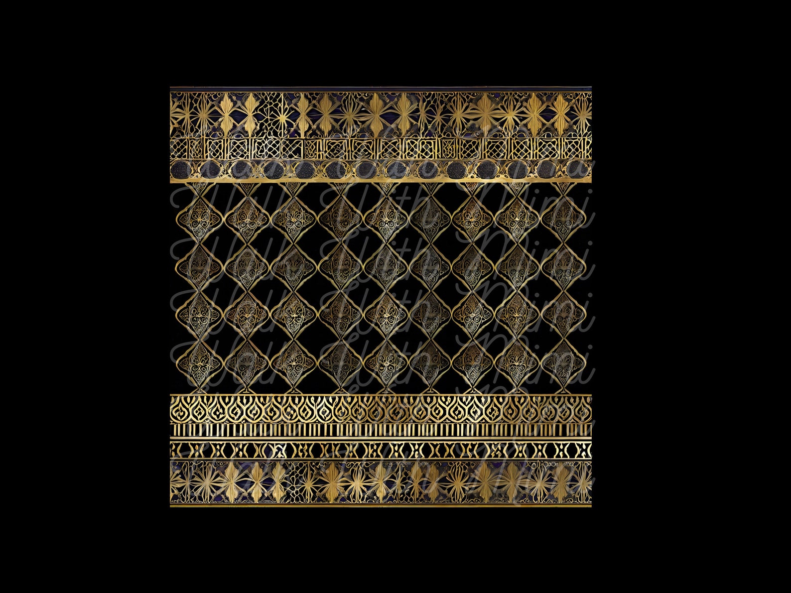 Arabian Nights Digital Paper Pack, Middle Eastern, Palace Backdrop ...
