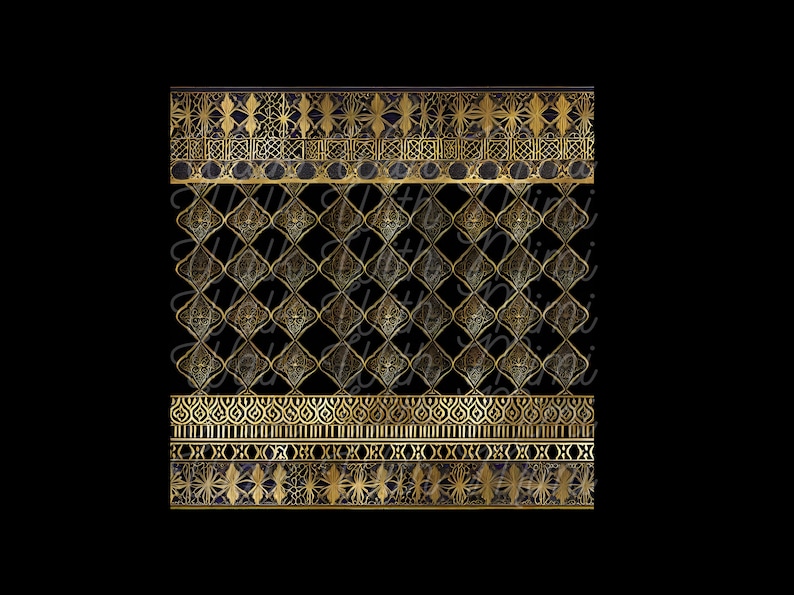 Arabian Nights Digital Paper Pack, Middle Eastern, Palace Backdrop ...