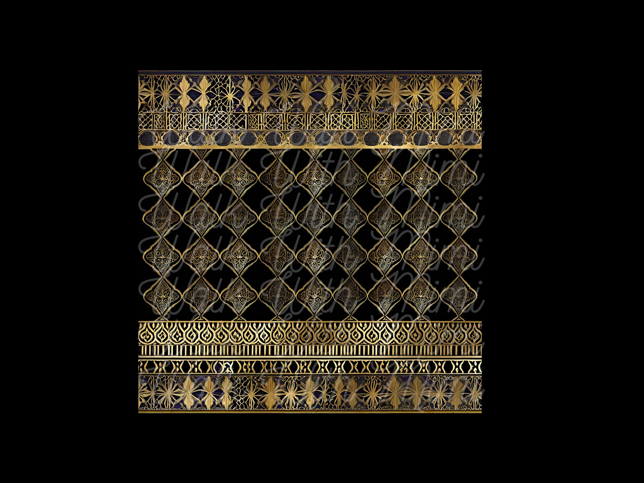 Arabian Nights Digital Paper Pack, Middle Eastern, Palace Backdrop ...