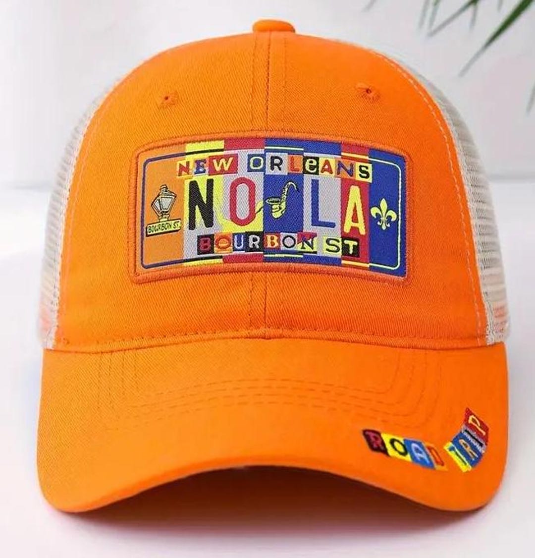 NEW ORLEANS bourbon Street Style Hat / Ballcap UNISEX Adults One Size ...
