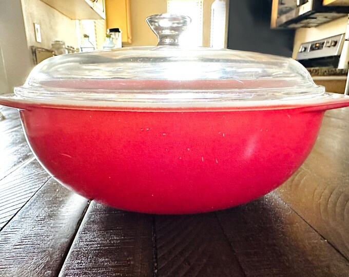 Vintage 1950s Pyrex Flamingo Pink Casserole Dish With Knob Lid - Etsy