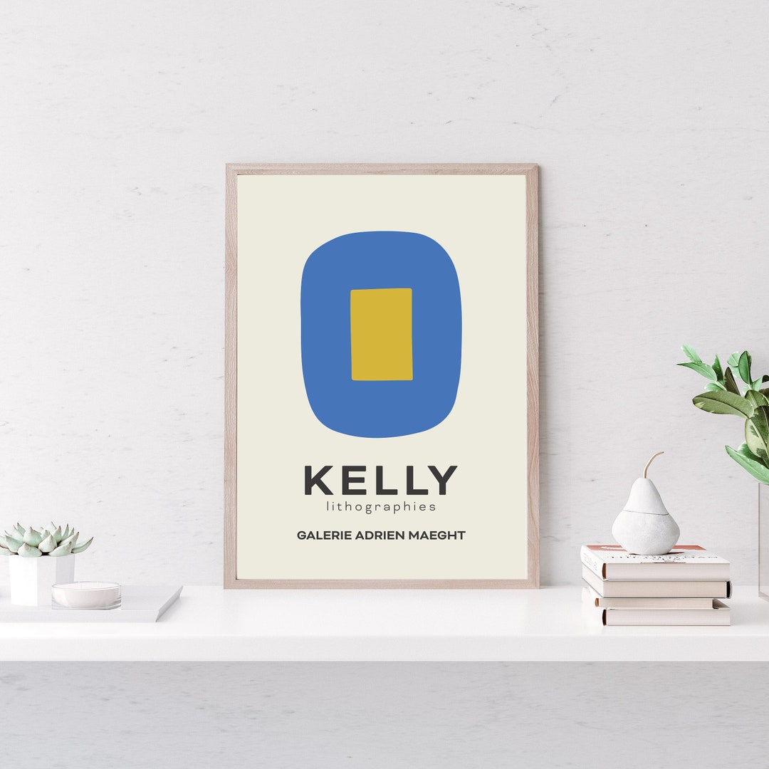 Ellsworth Kelly Galerie Adrien Maeght Exhibition Poster, Kelly ...