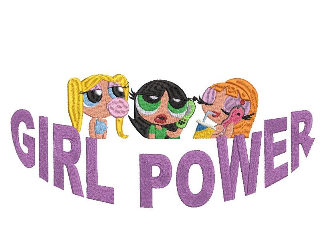 EMBROIDERY DESIGN File Powerpuff Girls, Powerpuff Girls Embroidery ...