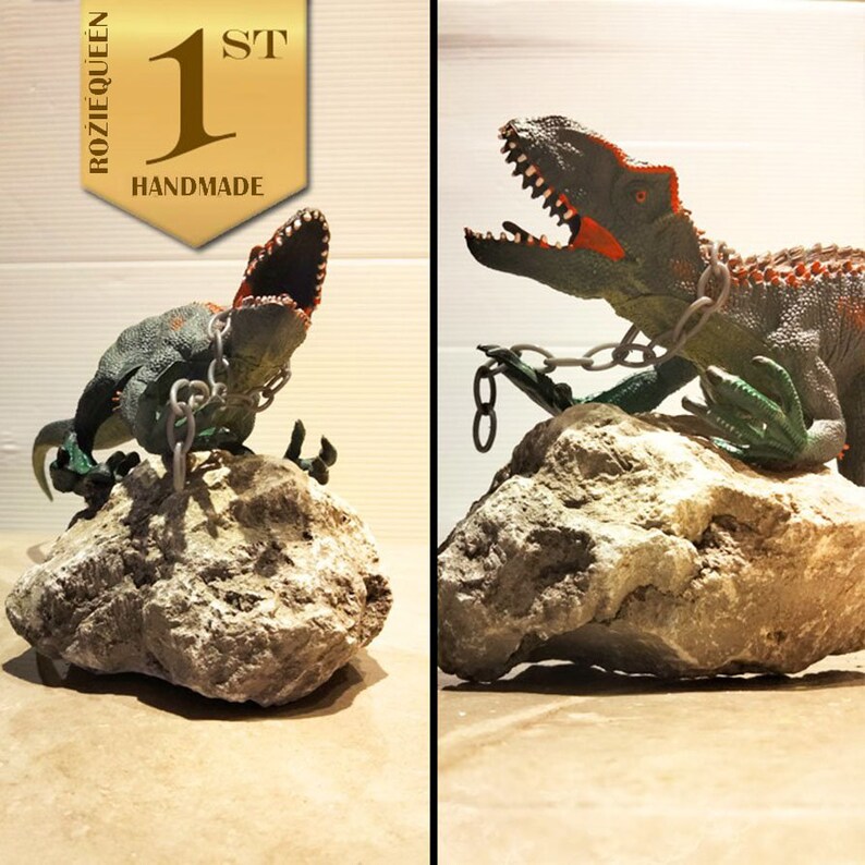 Aquascape Decorative Stones and Statues Raptor Statues Dinosaurs ...