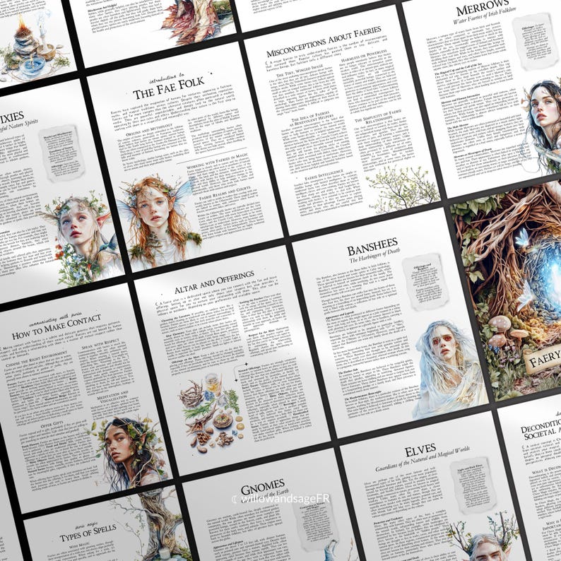 Faery Magic, Faerie Grimoire, Fairy Grimoire, Book of Shadows ...