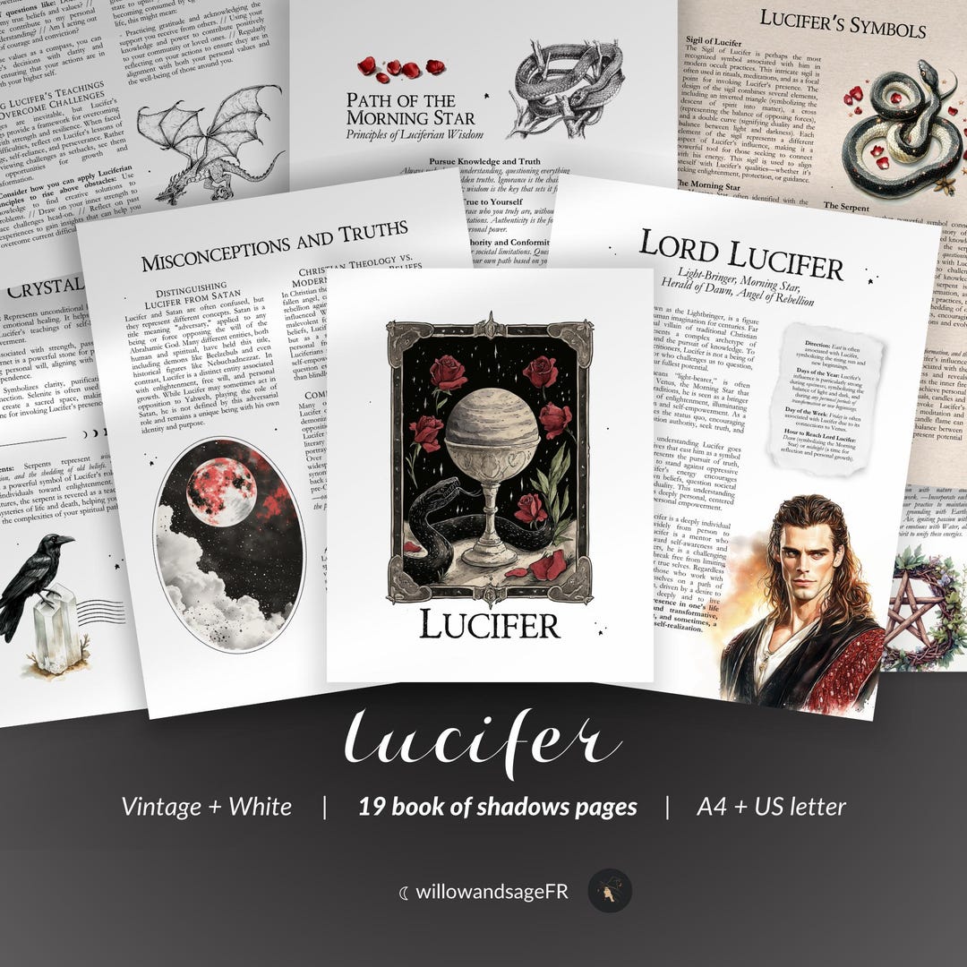 Lord Lucifer, Lucifer Grimoire, Grimoire Pages, Demon Grimoire ...