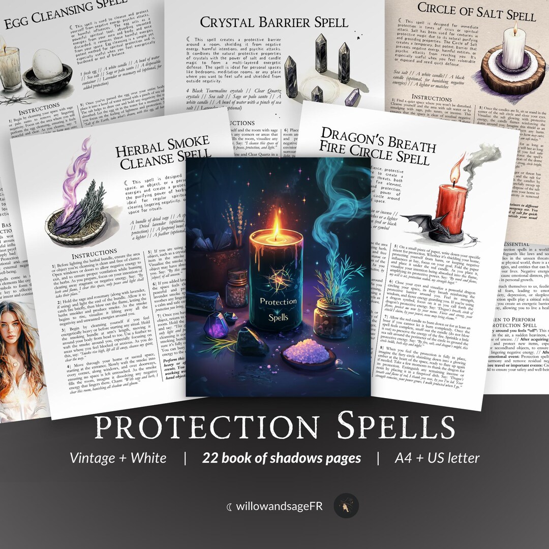 20 Protection Spells, Protection Rituals, Protection Grimoire Spells ...
