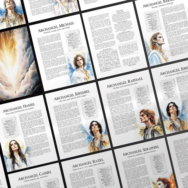 10 Archangels Vol.1, Archangels Grimoire, Angel Lore Pages, Michael ...