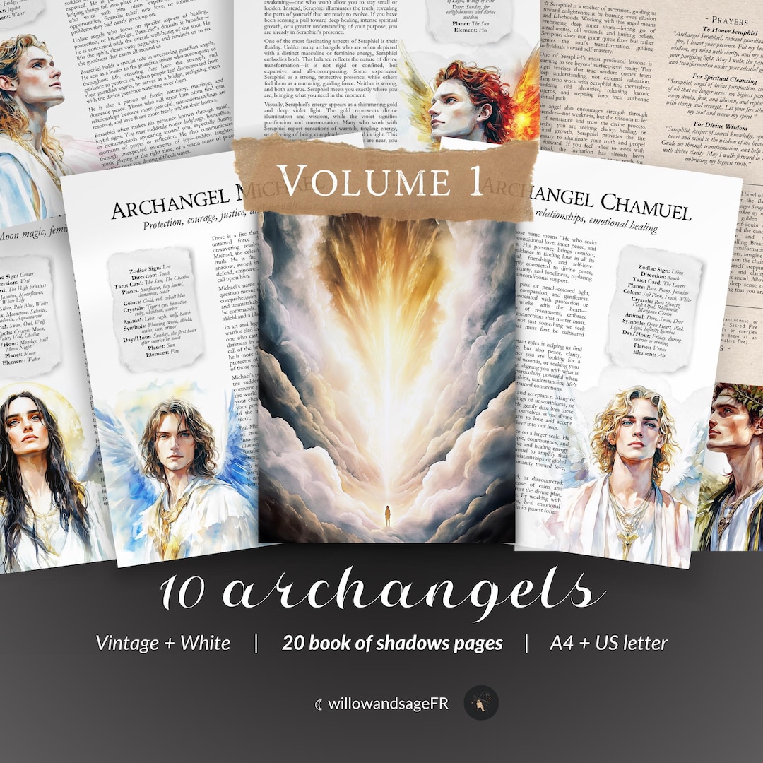 10 Archangels Vol.1, Archangels Grimoire, Angel Lore Pages, Michael ...