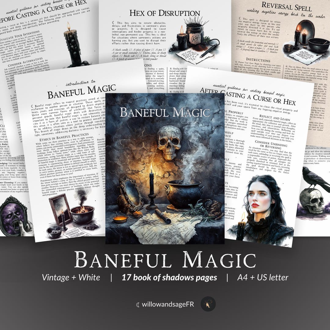 Baneful Magic Grimoire PDF – Protection Concepts, Defensive Magic ...