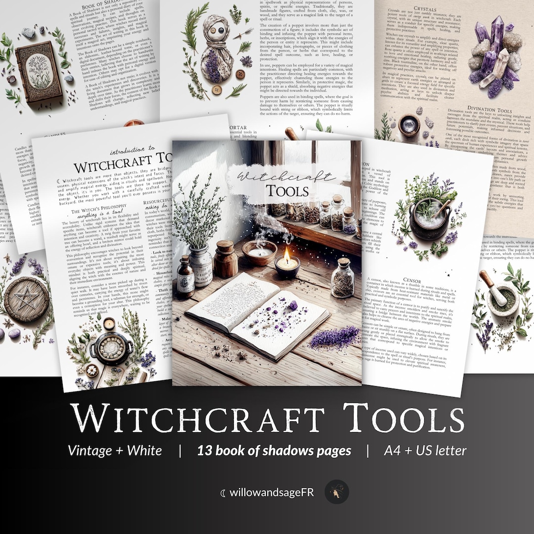 Witchcraft Tools, Magical Tools, Witch’s Altar, Witchcraft Essentials ...