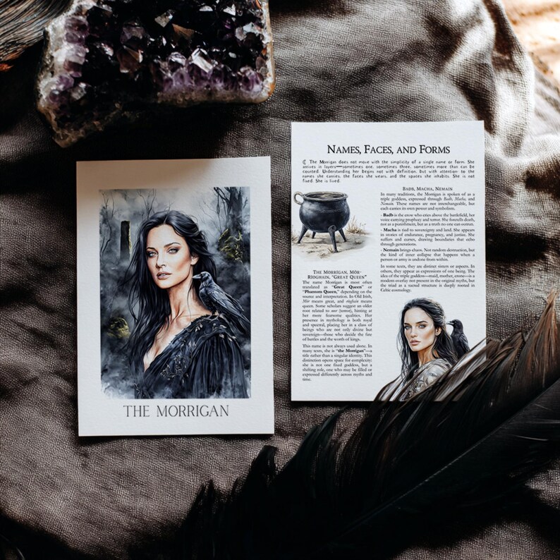 The Morrigan Printable Grimoire – Celtic Goddess of War, Magic ...