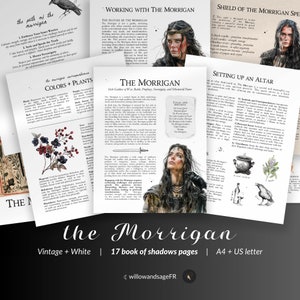 The Morrigan Grimoire, Working With the Morrigan, the Morrigan BOS ...