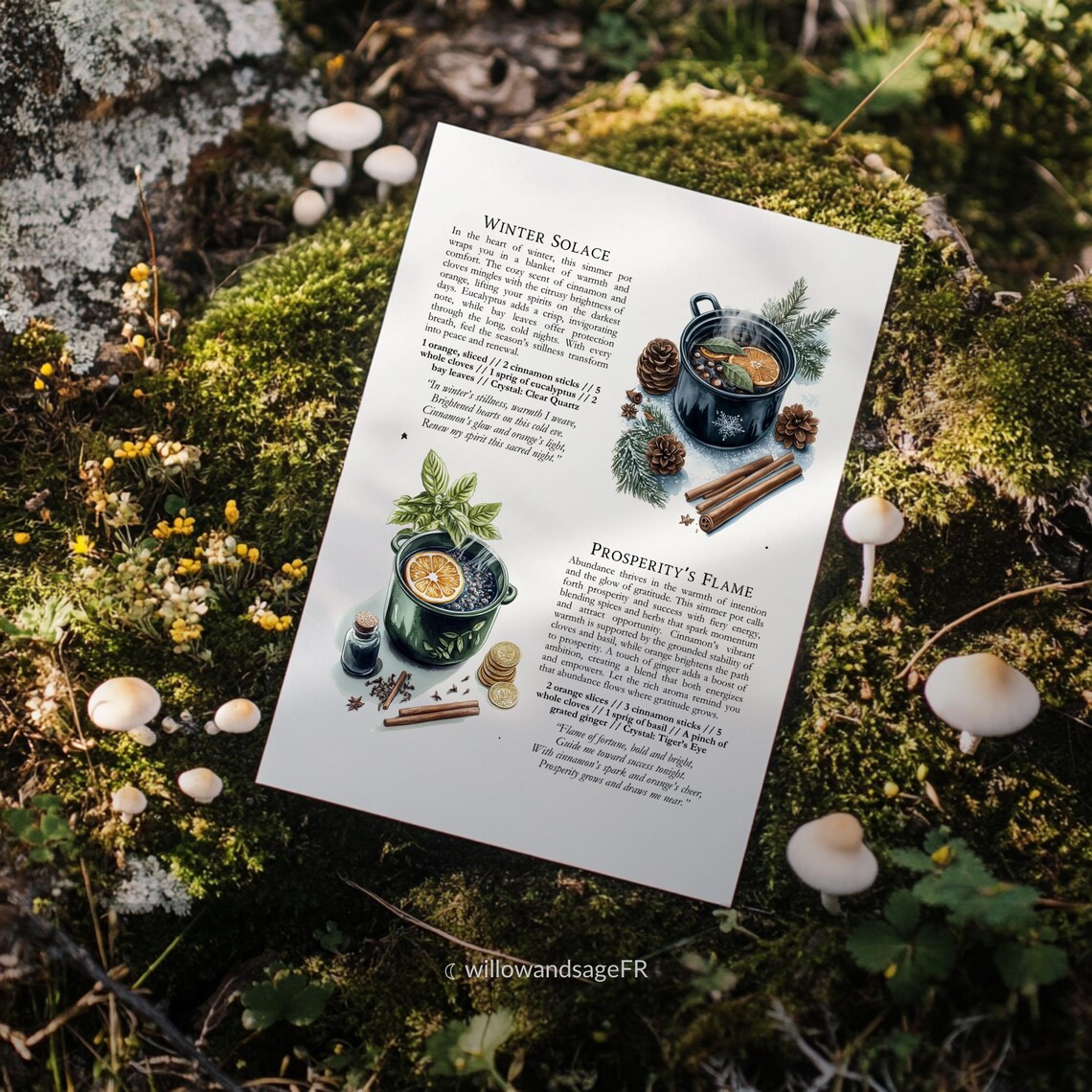 Magical Simmer Pot Recipes PDF, Seasonal Simmering Spells and Herbal ...