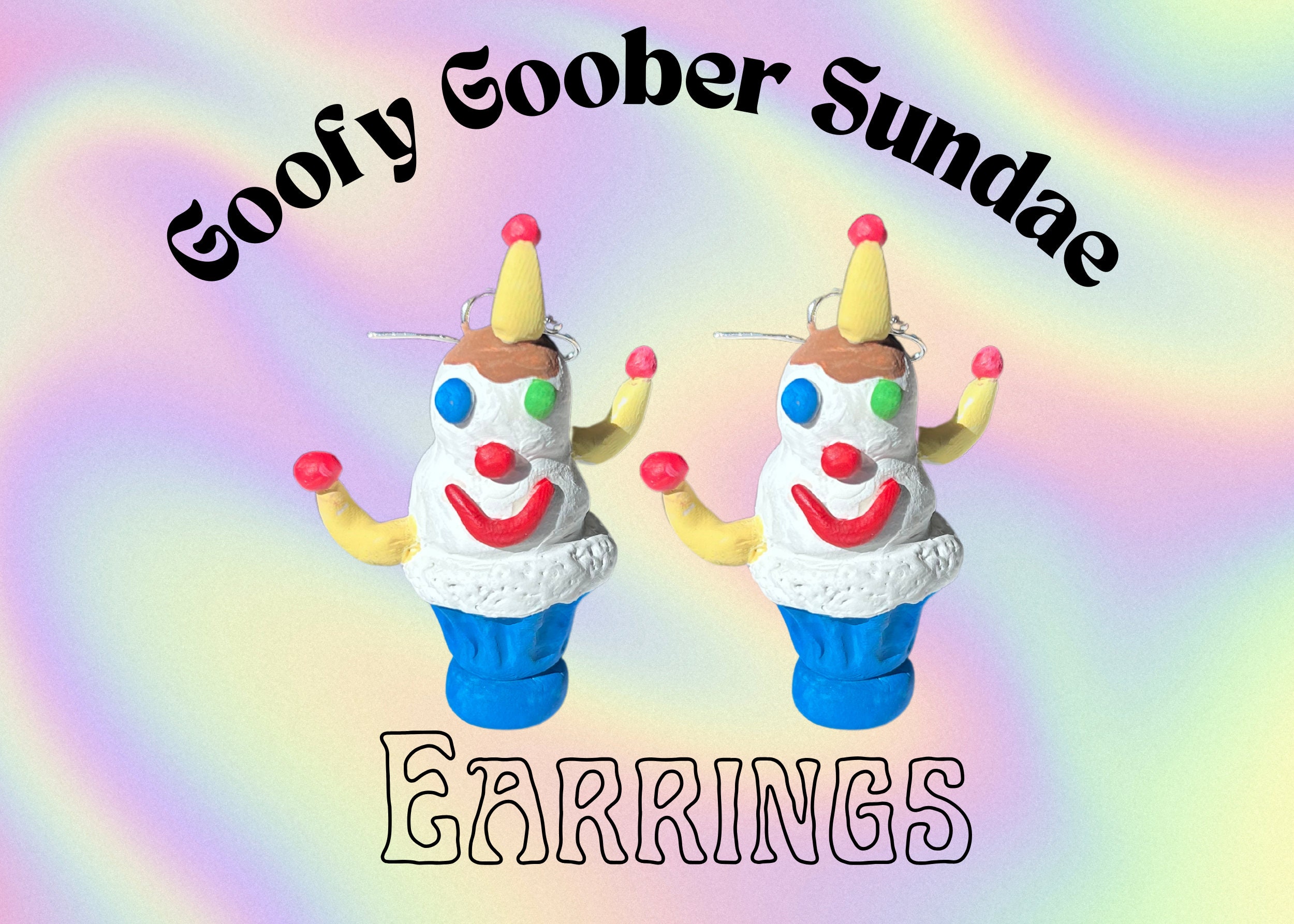 Goofy Goober Sundae Earrings - Etsy