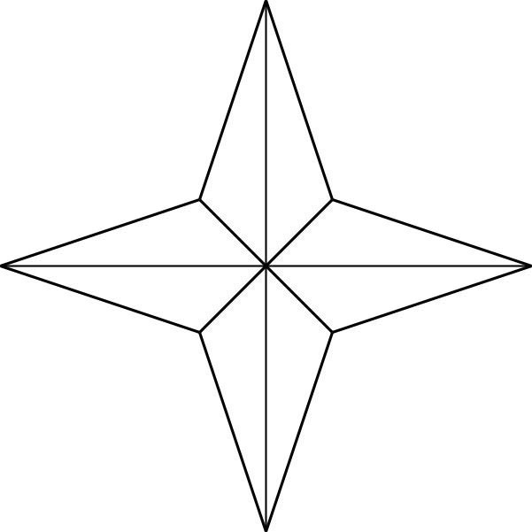 Star Outline Design - Etsy