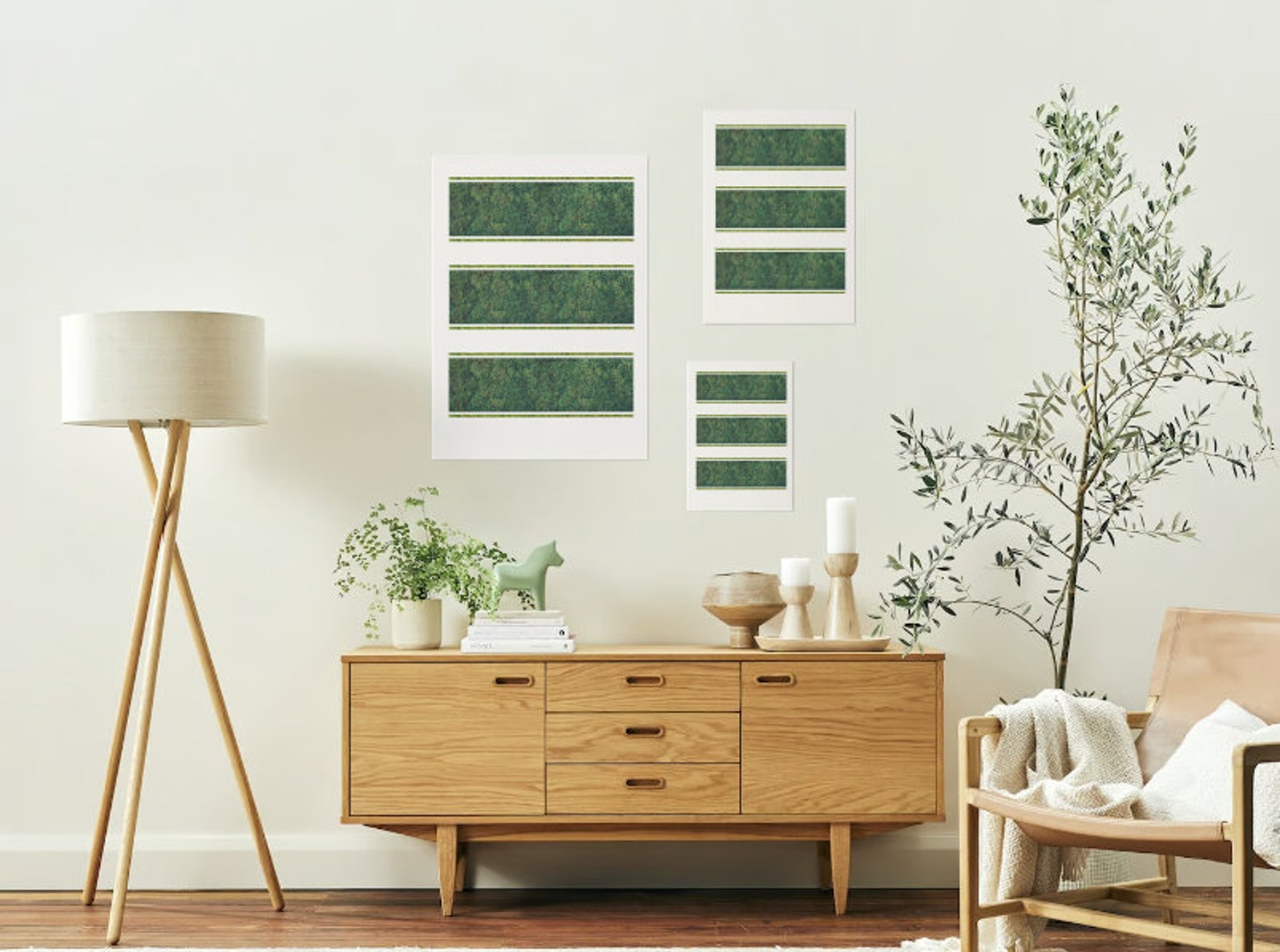 Biophilic Striped Print by Kim Arrowsmith Wall Art Art Printable - Etsy