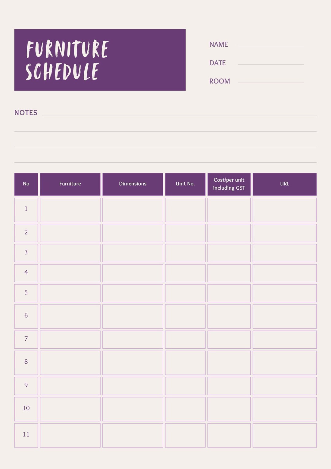 Interior Design Schedule Template Decorating Home Design Planning by ...