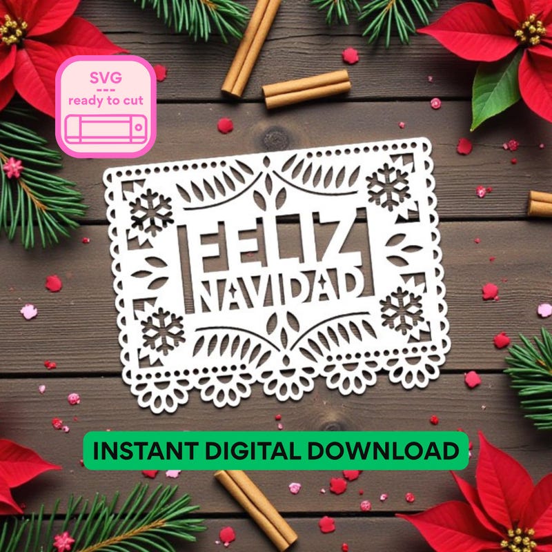 Feliz Navidad Banner - Etsy