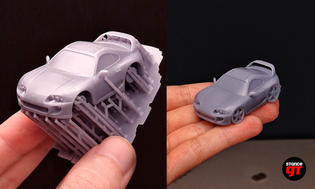 Toyota Supra Mk4 A80, STL File for 3D Printing, Presupported STL ...