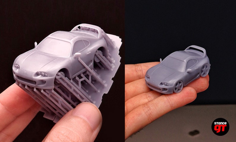 Toyota Supra Mk4 A80, STL File for 3D Printing, Presupported STL ...