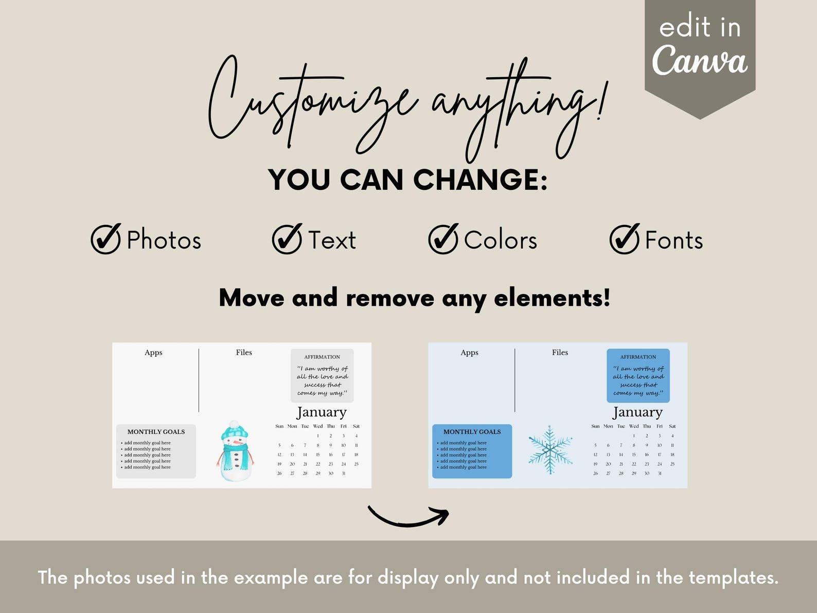 2025 Desktop Organizer Wallpaper | Monthly Calendar | Aesthetic Desktop ...