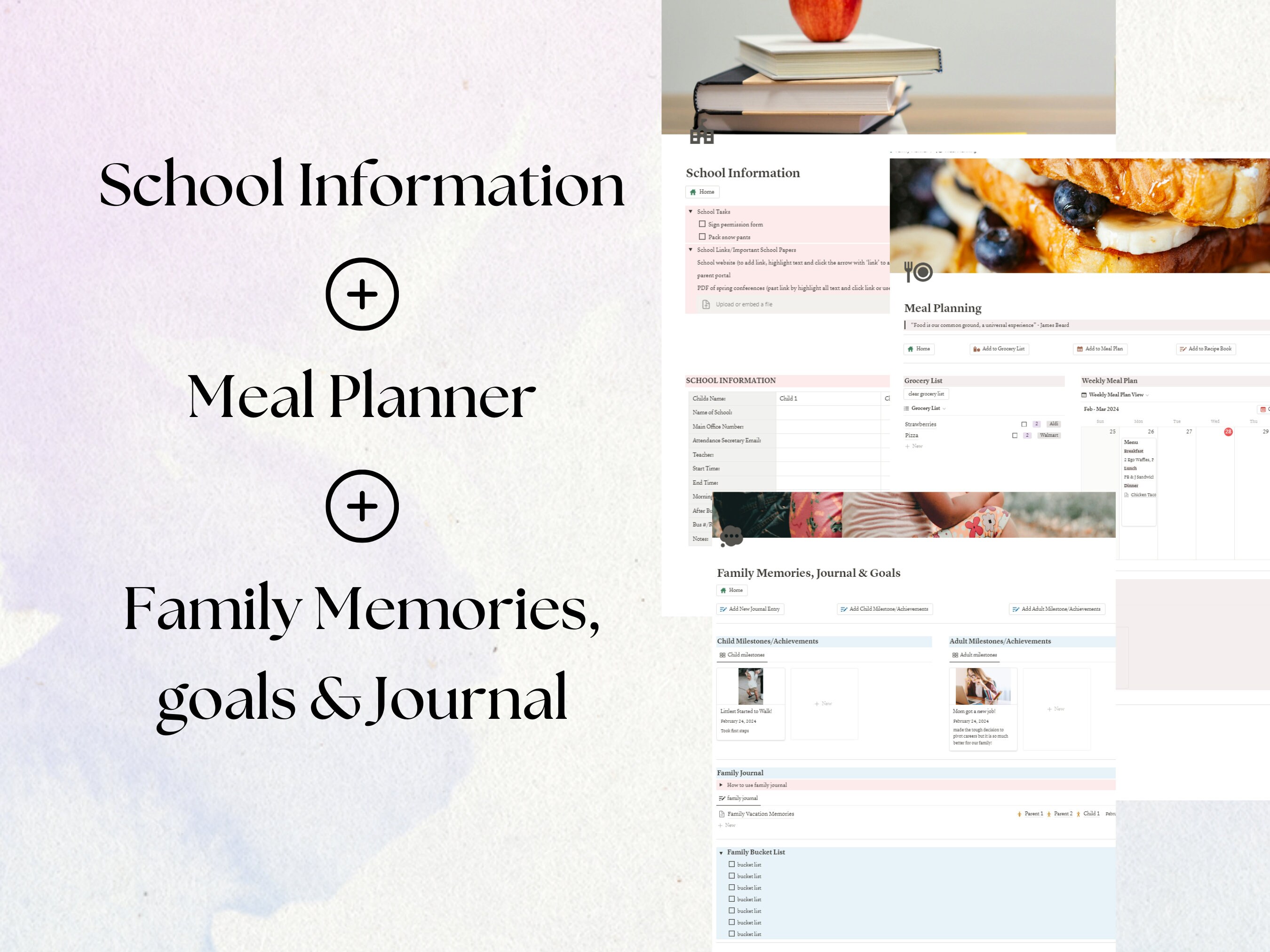 Ultimate Family Planner Notion Template: With Chores, Meal Planning ...