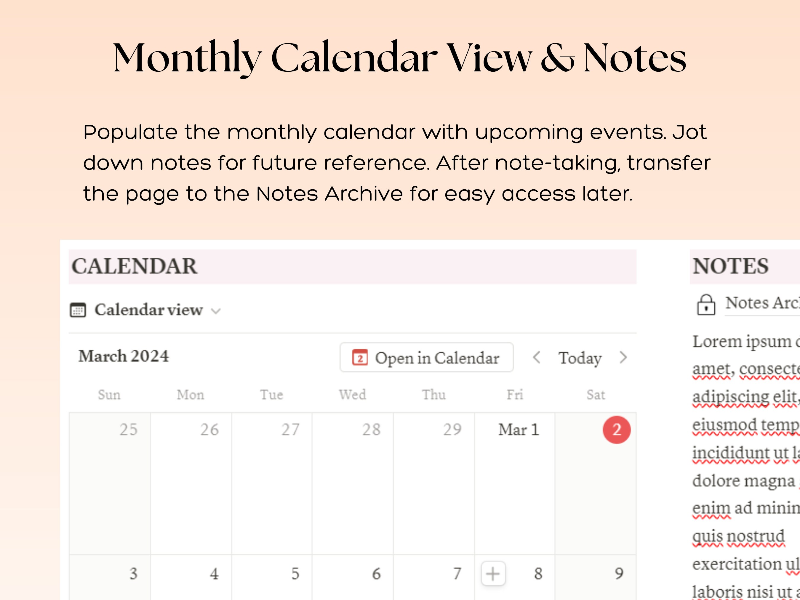 Weekly Planner A Notion Template: Mobile Friendly, Weekly Dashboard ...